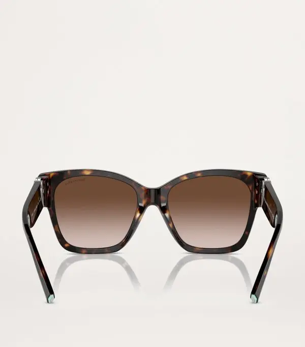 Tiffany & Co. Acetate Oversized Square Sunglasses - Brown
