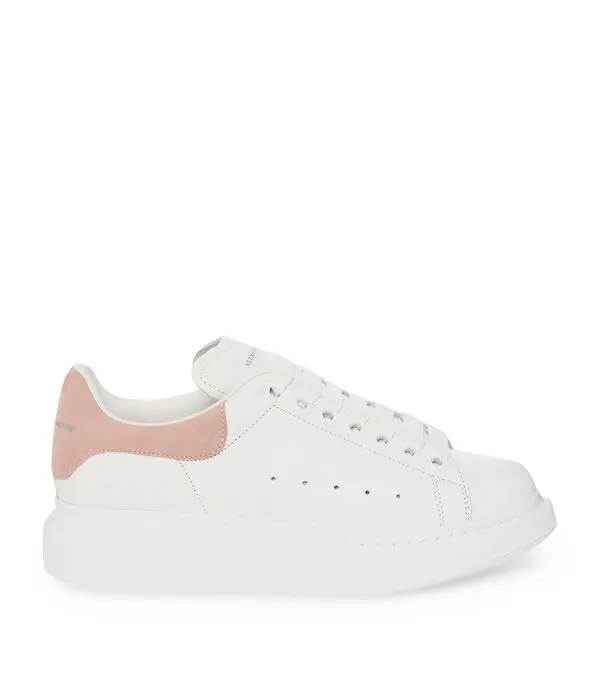 Alexander McQueen Leather Oversized Sneakers - White