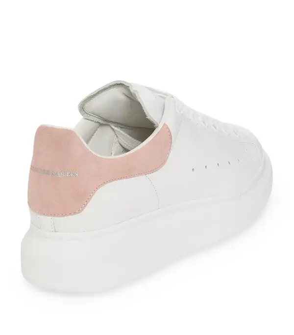 Alexander McQueen Leather Oversized Sneakers - White