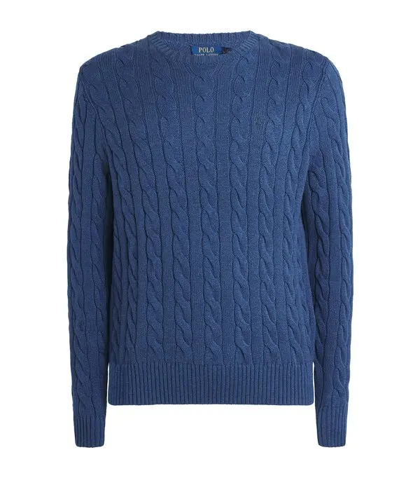 Polo Ralph Lauren Cotton Cable-knit Sweater - Navy