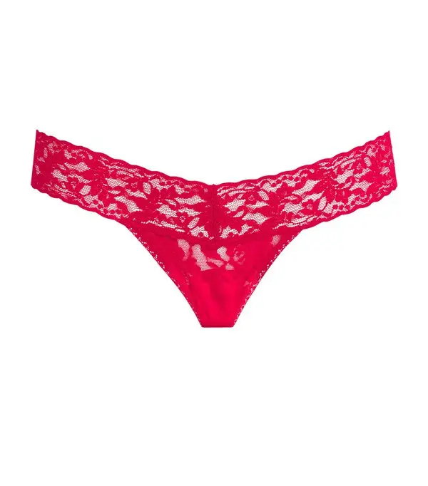 Hanky Panky Lace Low-rise Thong - Red