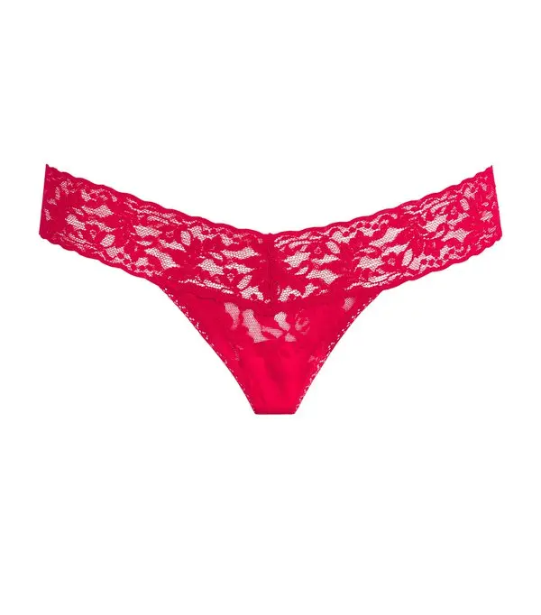 Hanky Panky Lace Low-rise Thong - Red