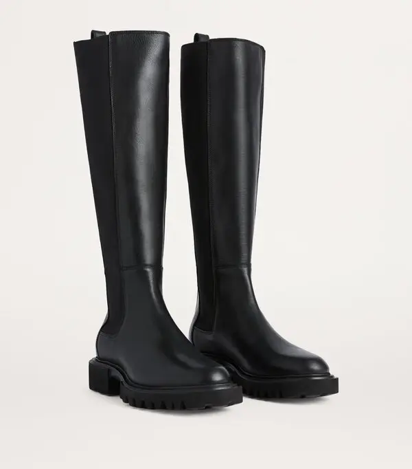 ALLSAINTS Leather Maeve Knee-high Boots