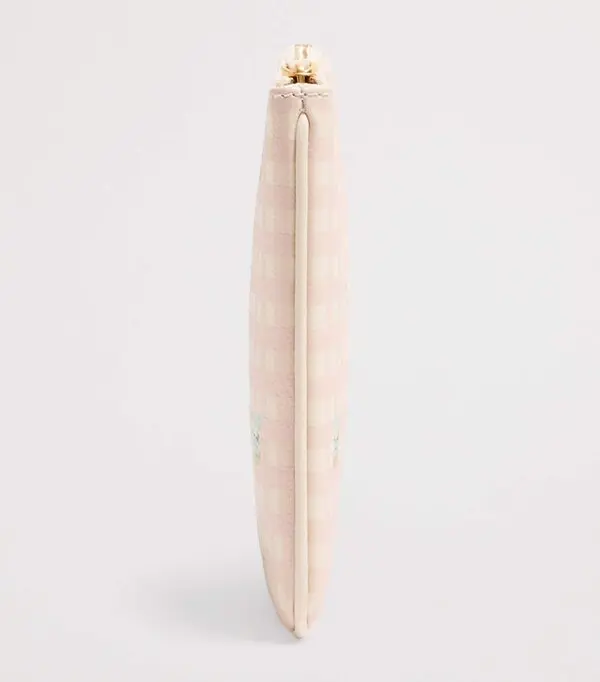 Valentino Garavani Medium Leather Vlogo Signature Pouch - Pink
