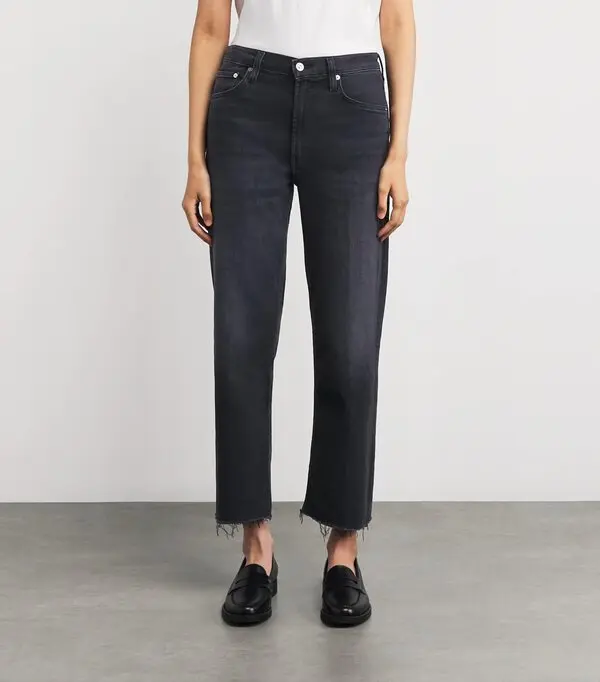 Citizens Of Humanity Palma Straight Leg Jeans - Black