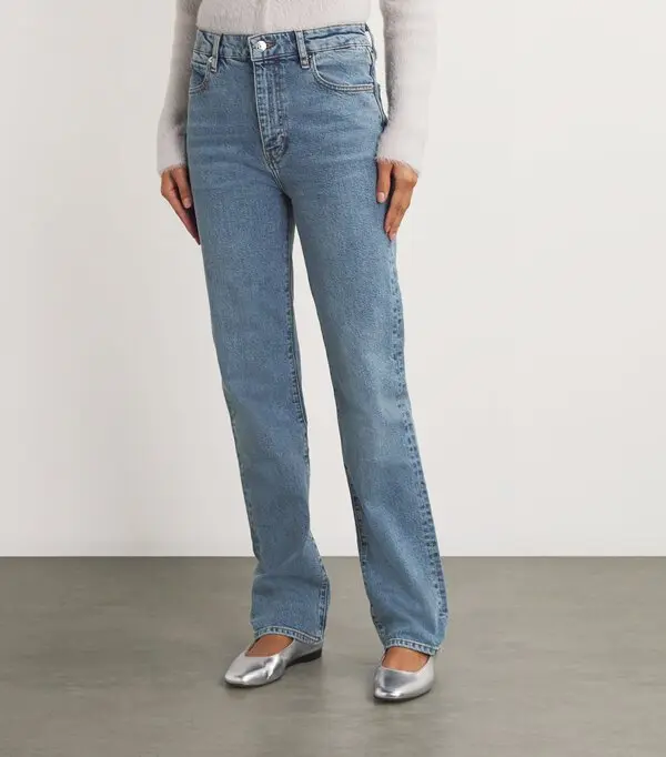 FRAME The Ruler Straight-leg Jeans - Navy