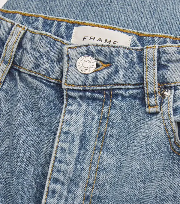 FRAME The Ruler Straight-leg Jeans - Navy