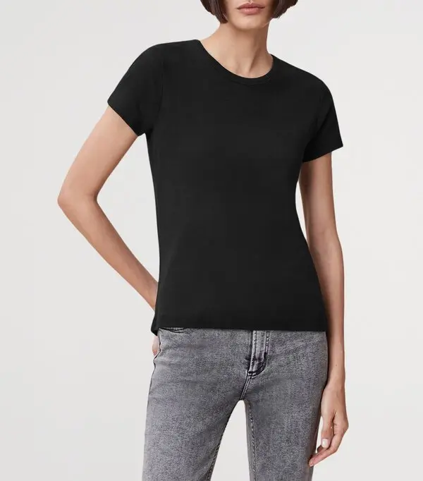 ALLSAINTS Organic Cotton Stevie T-shirt - Black