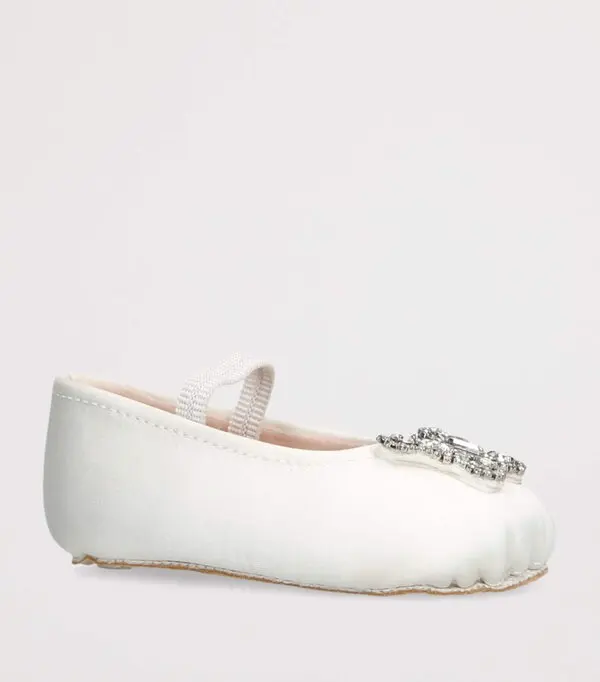 ARUNA SETH Satin Ballet Flats