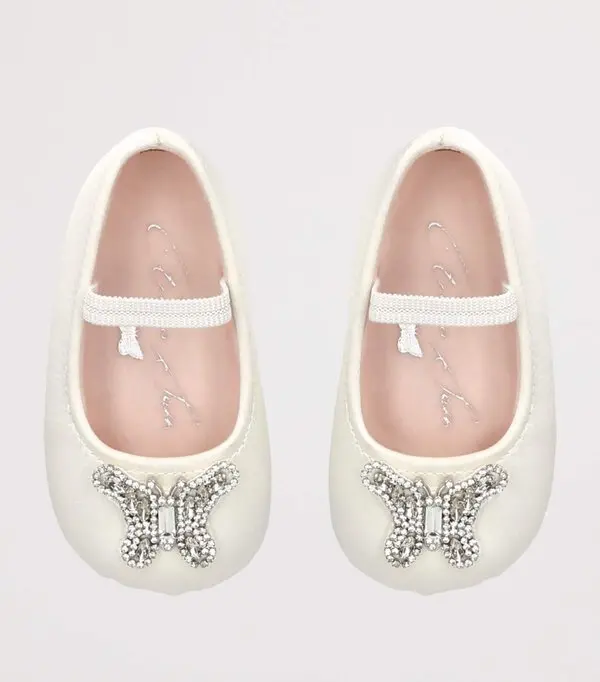 ARUNA SETH Satin Ballet Flats