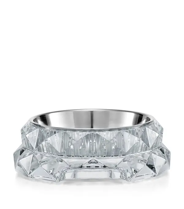 THE MARTHA, BY BACCARAT Crystal Louxor Pet Bowl - Clear