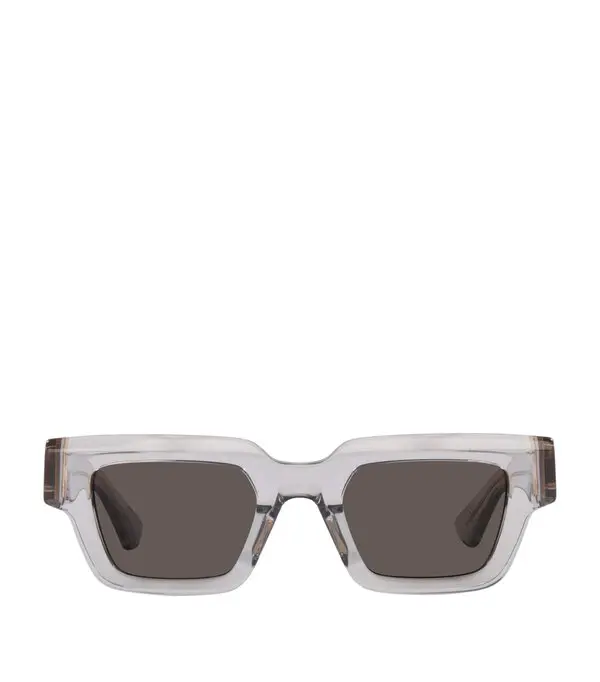 Bottega Veneta Rectangular Sunglasses - Blue
