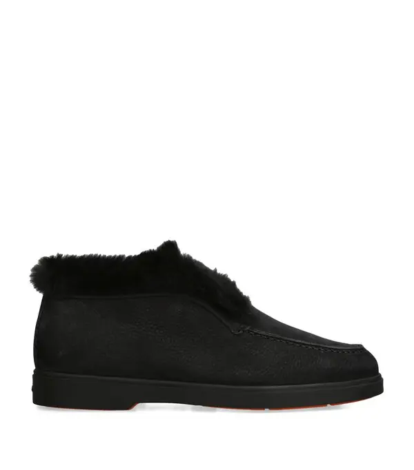 Santoni Hadeel Ankle Boots - Black