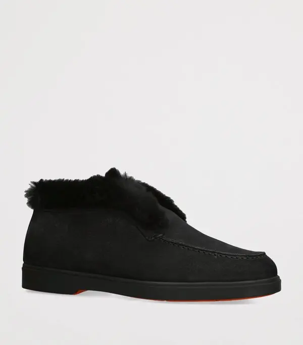 Santoni Hadeel Ankle Boots - Black