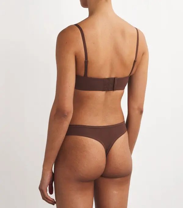 SKIMS Fits Everybody Strapless Bra - Brown