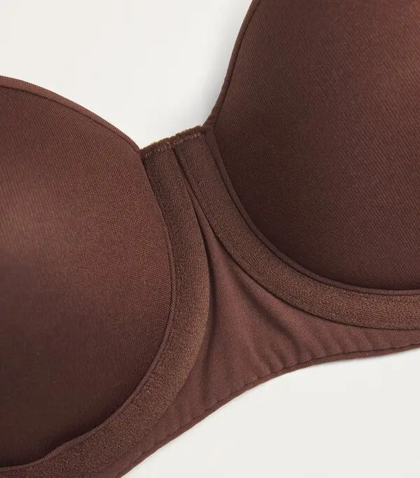 SKIMS Fits Everybody Strapless Bra - Brown