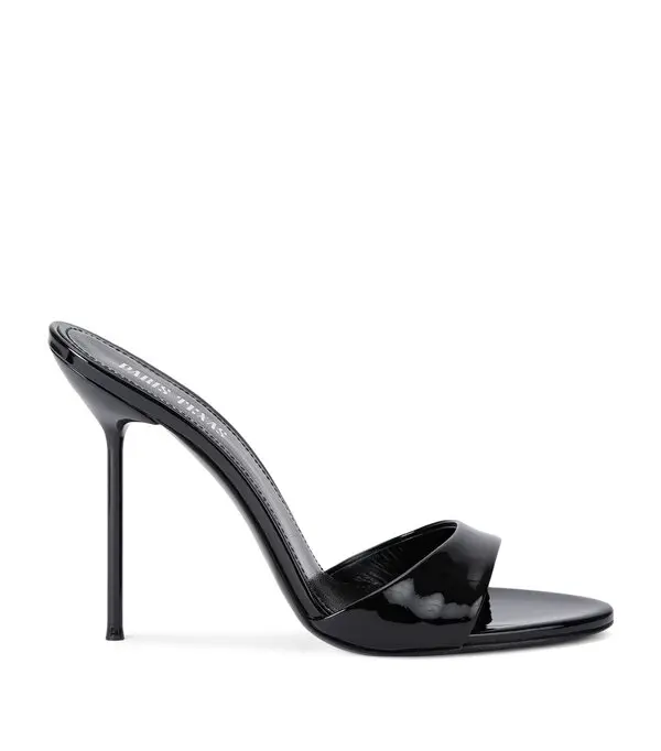 Paris Texas Lidia 105 Patent Leather Mules - Black