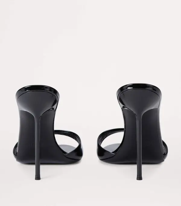 Paris Texas Lidia 105 Patent Leather Mules - Black