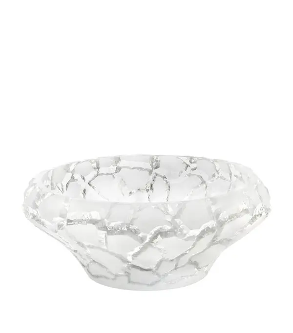 Lalique Crystal Caldera Bowl - Clear