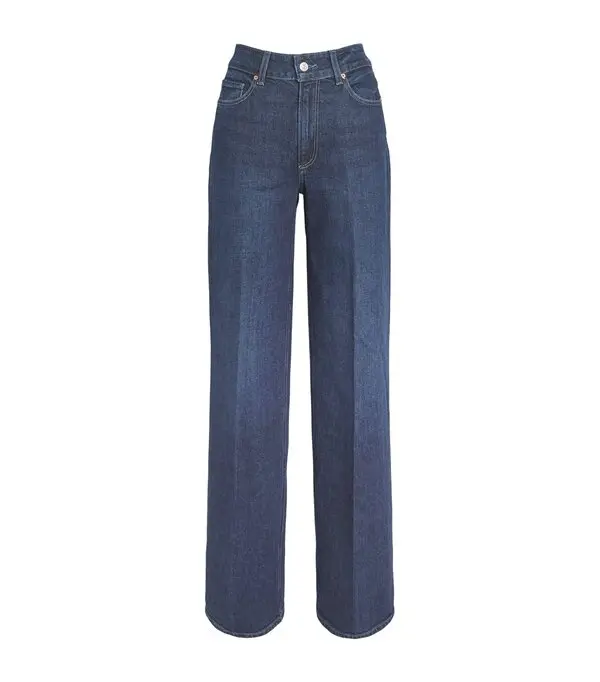 Paige Sasha High-rise Straight Jeans - Blue