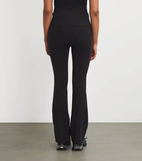 SKIMS Cotton Jersey Foldover Trousers