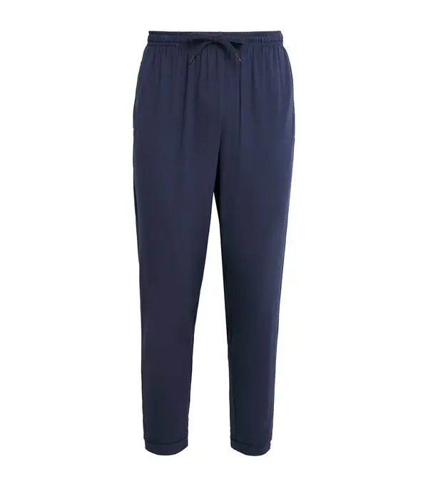 Derek Rose Basel Lounge Trousers - Navy