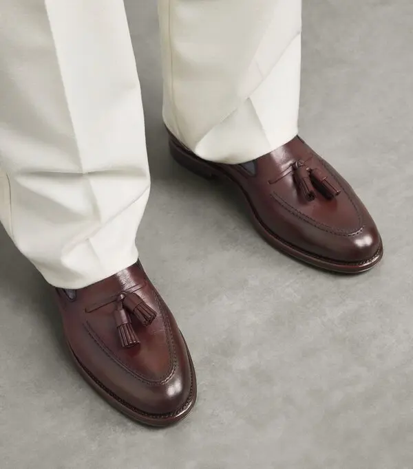 Polo Ralph Lauren Leather Tasselled Maestra Loafers - Brown
