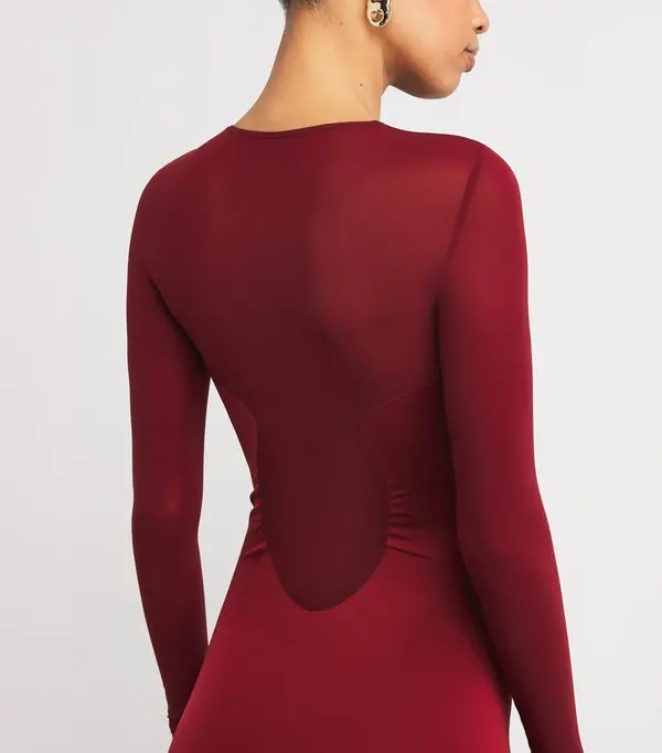 Wolford Bustier Midi Dress - Red