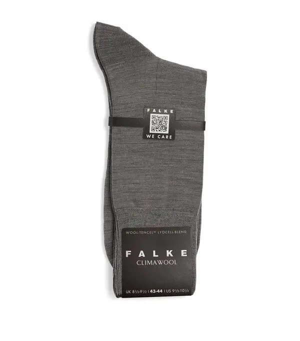 Falke Clima Wool Invisible Socks - Grey