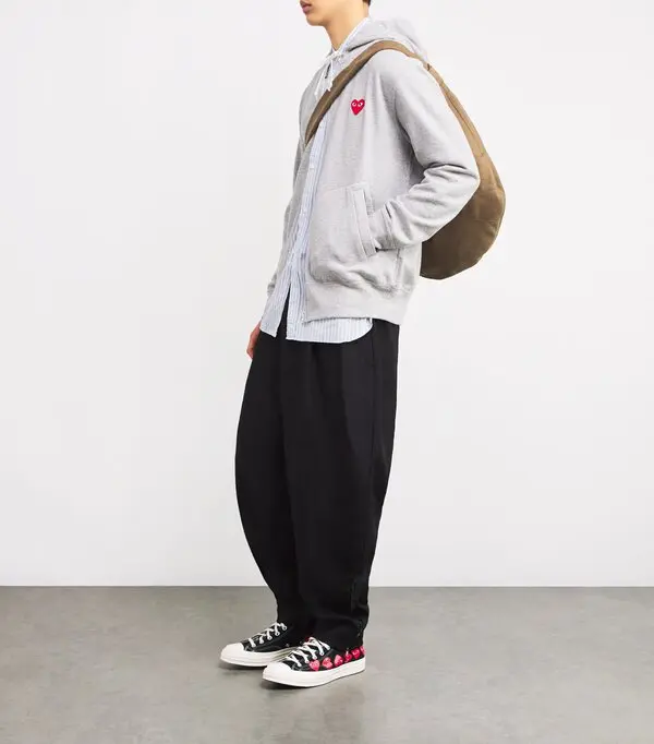 Play Comme Des Garcon X Converse Heart Chuck Taylor All Star '70 High-top Sneakers - Black
