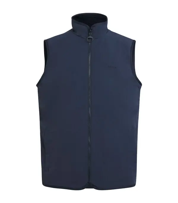 Barbour Reversible Fleece Gilet - Navy