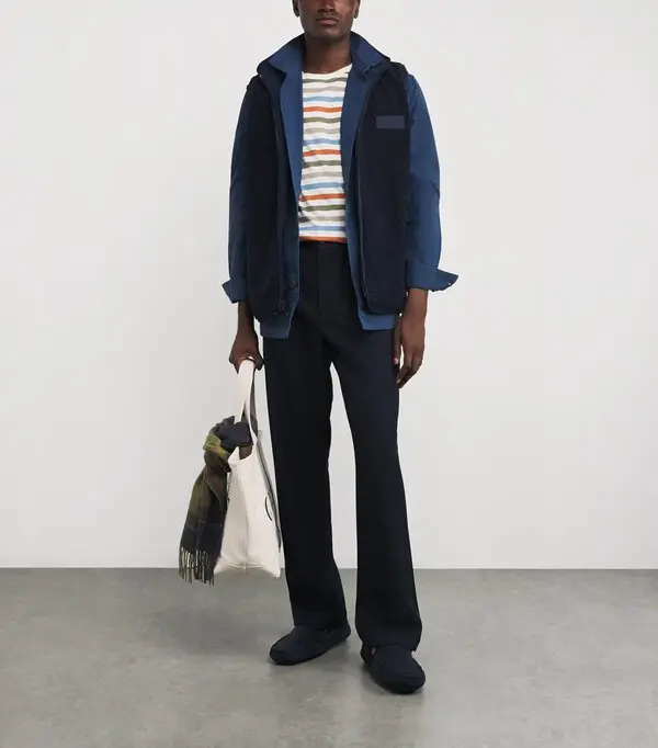 Barbour Reversible Fleece Gilet - Navy
