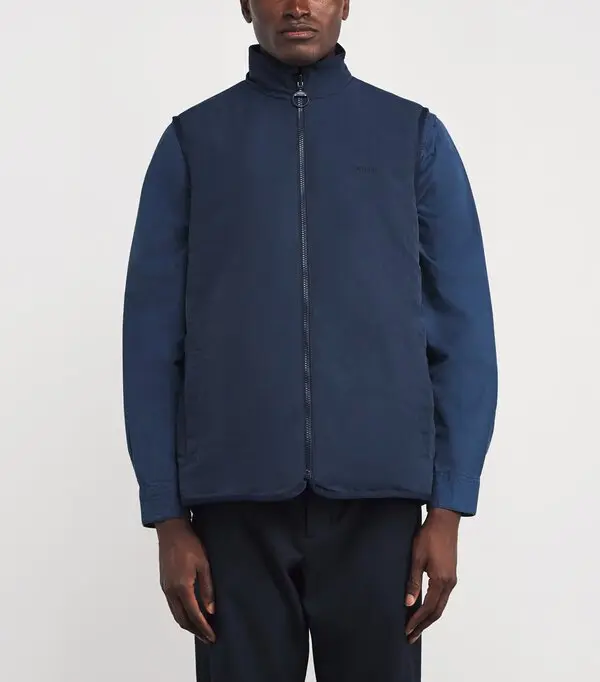 Barbour Reversible Fleece Gilet - Navy