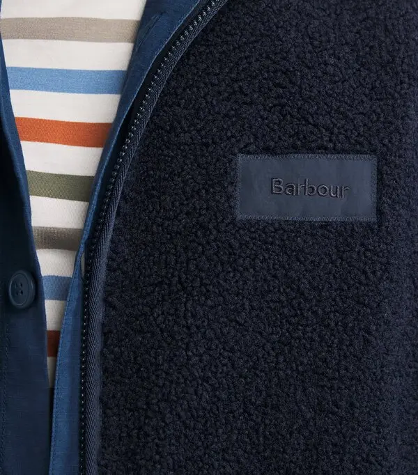 Barbour Reversible Fleece Gilet - Navy