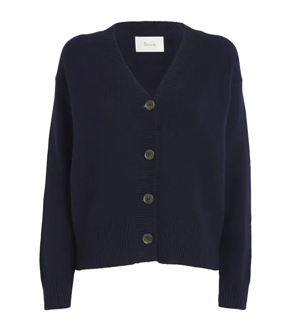 Harrods Cashmere Boxy Cardigan - Navy