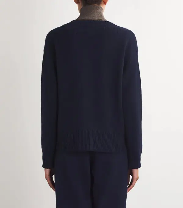Harrods Cashmere Boxy Cardigan - Navy