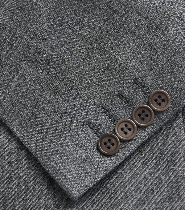 Canali Wool-blend Blazer - Grey