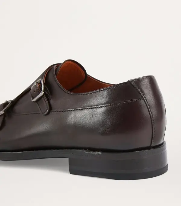 Kurt Geiger Leather Sloane Monk Shoes