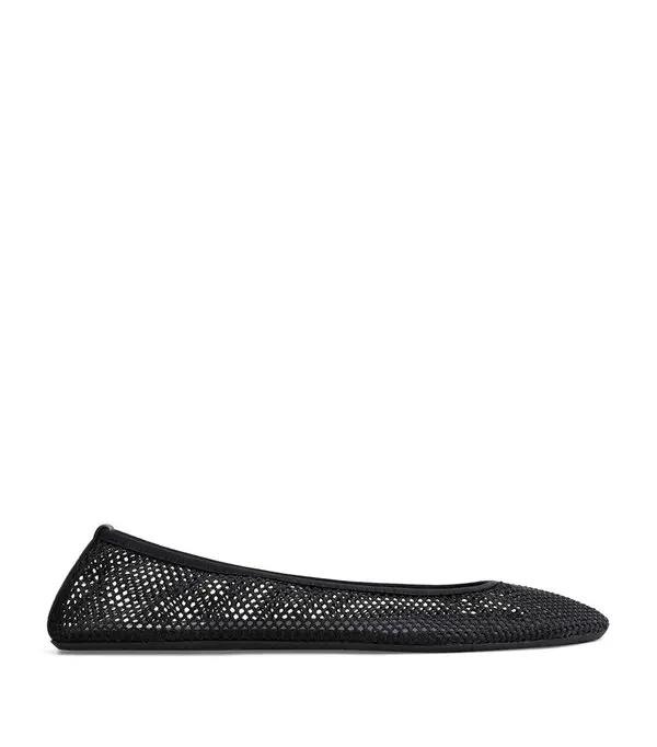 Alaïa Mesh Slip-on Ballet Flats