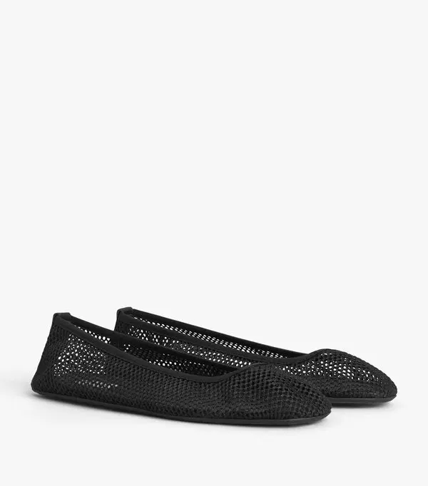 Alaïa Mesh Slip-on Ballet Flats