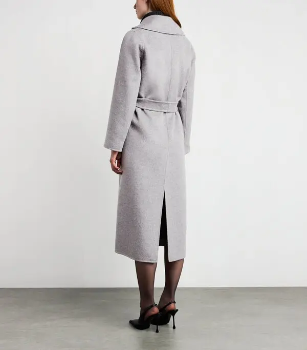 Max Mara Virgin Wool-cashmere Wrap Coat