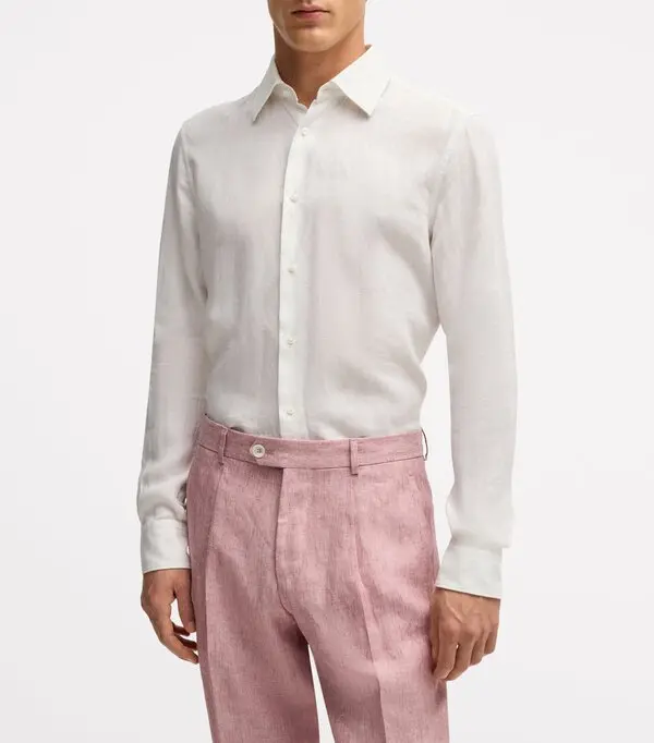 BOSS Linen Slim Shirt