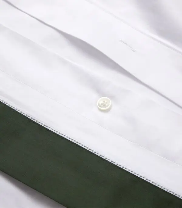 Ralph Lauren Cotton Langdon Super King Duvet Cover - Green