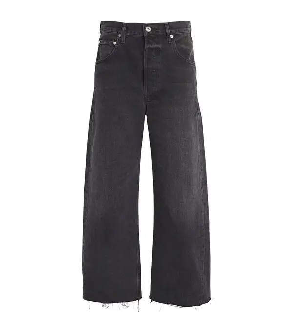 Citizens Of Humanity Ayla Cropped Jeans - Black