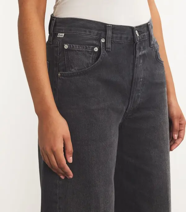 Citizens Of Humanity Ayla Cropped Jeans - Black