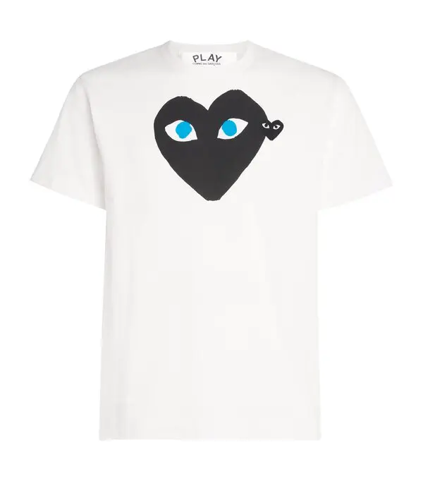 Play Comme Des Garcon Heart Logo T-shirt - Black