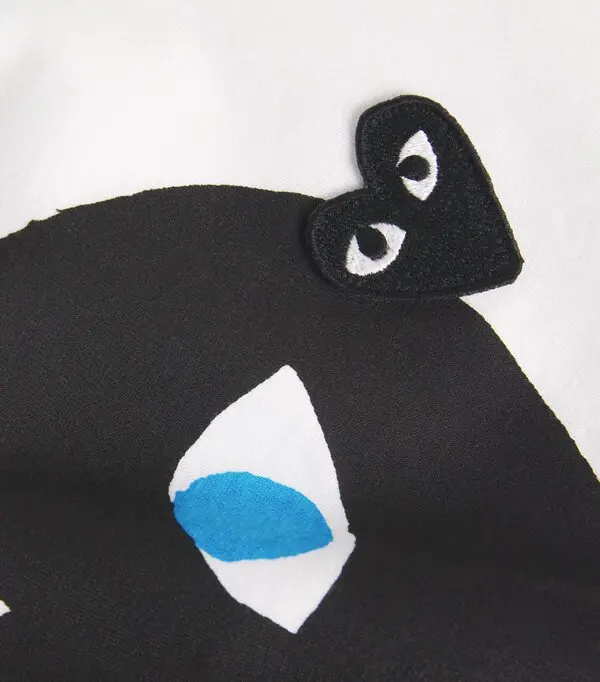 Play Comme Des Garcon Heart Logo T-shirt - Black