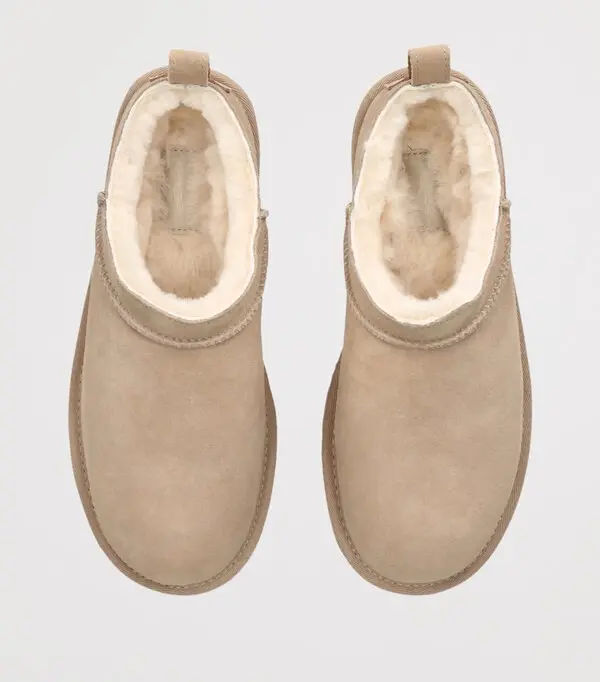 UGG Classic Micro Suede Boots - Beige