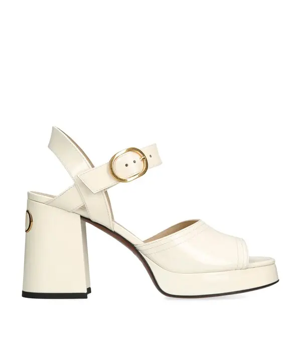 Valentino Garavani Fawcette 100 Heeled Sandals - Beige