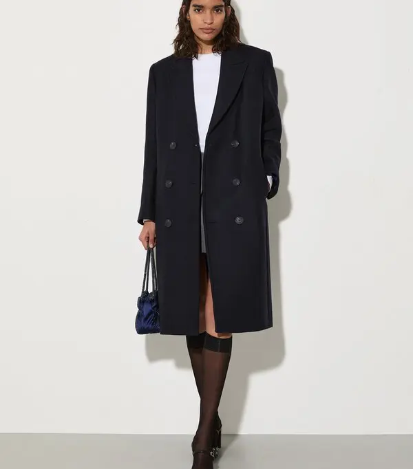 Max & Co. Wool-blend Overcoat - Blue